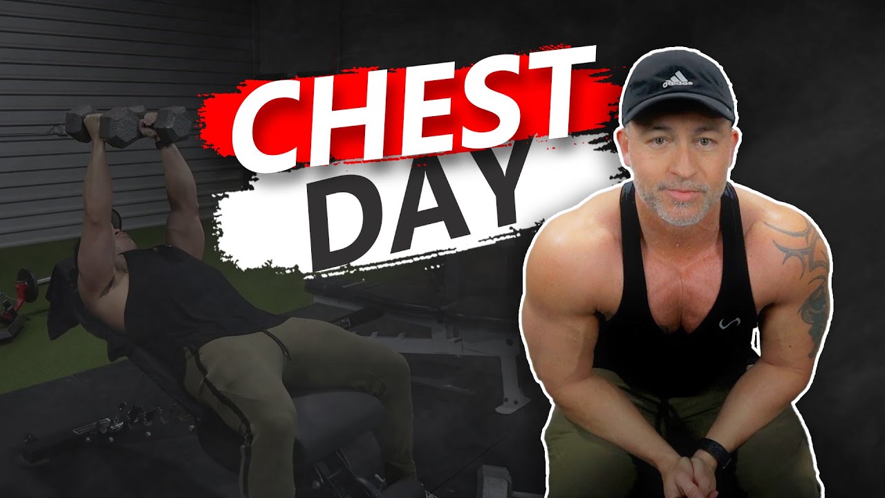 FAST Chest Workout For MASS// Dumbbell's Only - YouTube