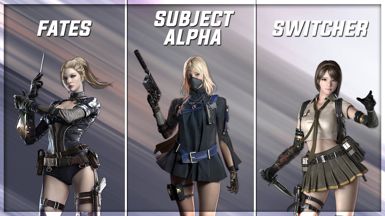 CrossFire 2.0 : SUBJECT ALPHA vs VIP Characters [VVIP Comparison] - YouTube