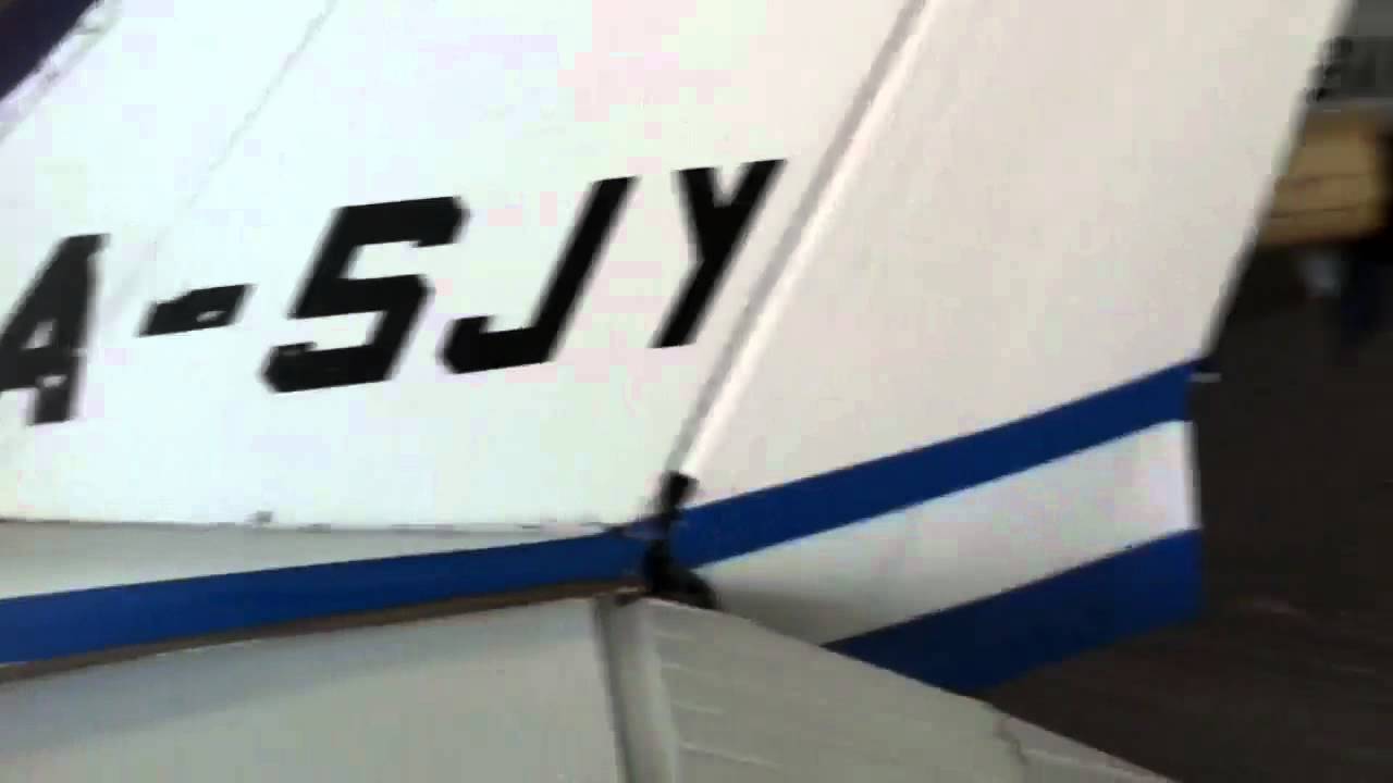 Cessna 172 rudder - YouTube