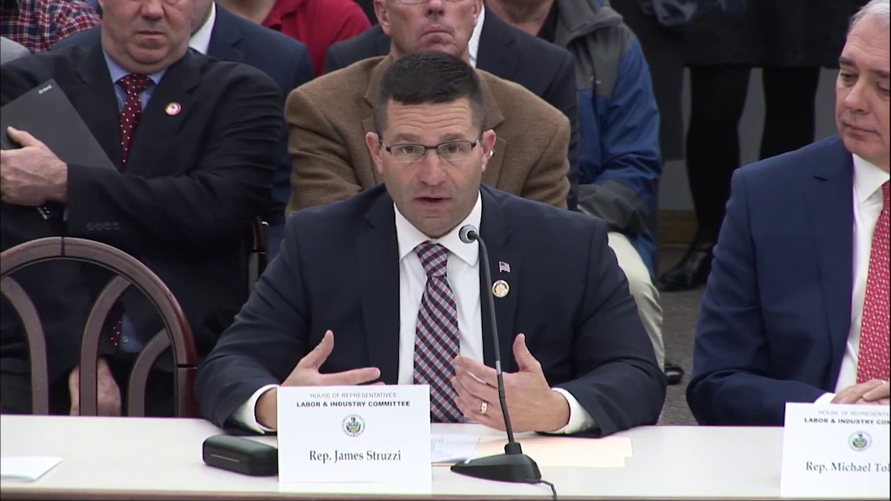 Rep. Struzzi At Labor And Industry - YouTube