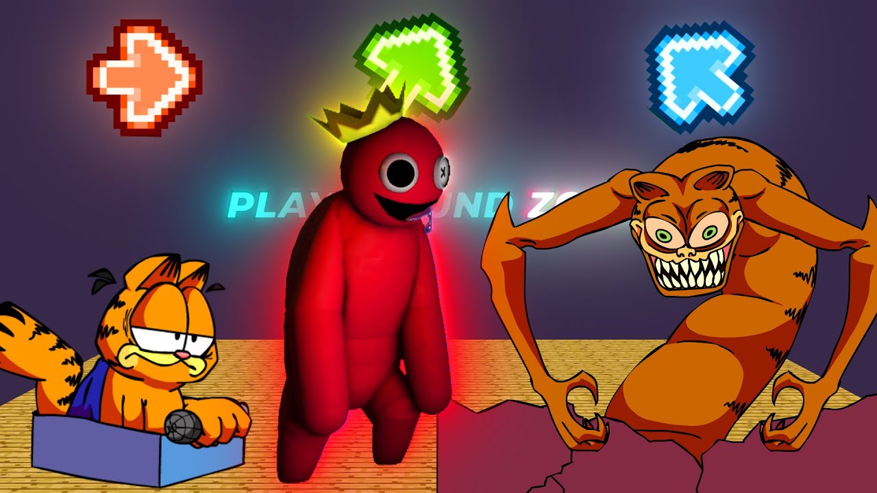 FNF Character Test | Gameplay VS Playground | Rainbow Friends (Red ...