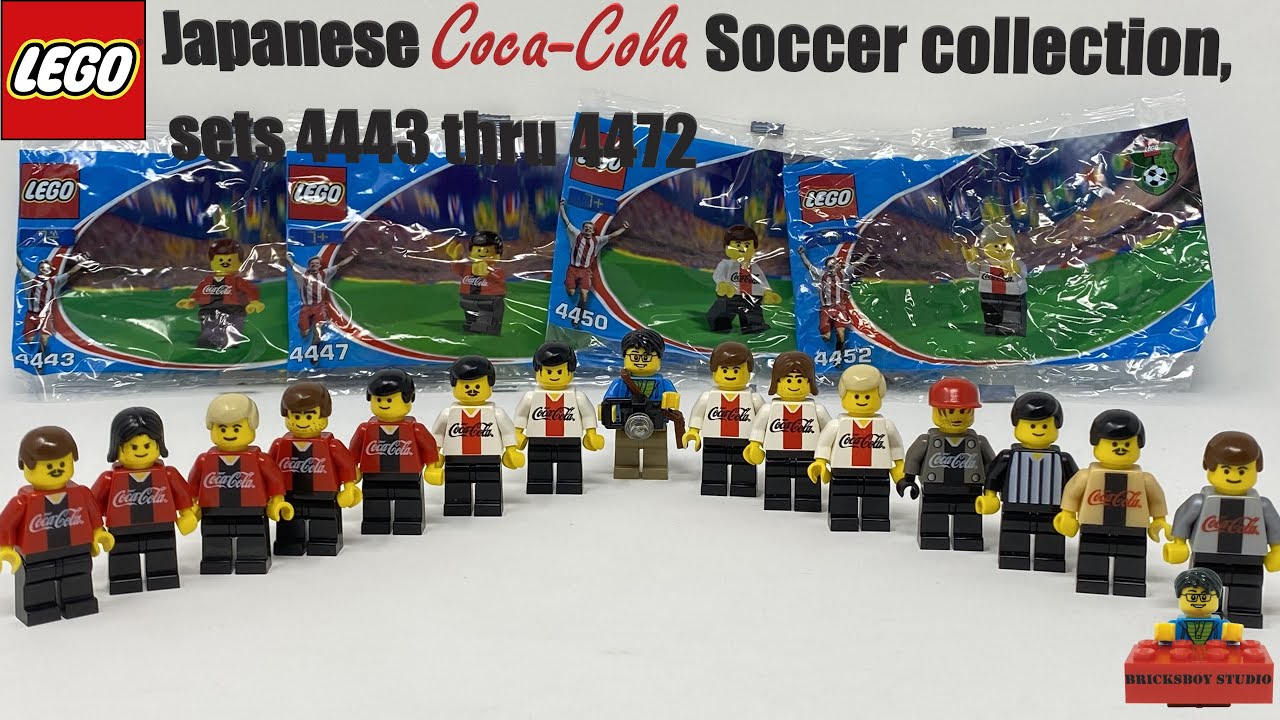 LEGO #4443-4472 Japanese Coca-Cola Soccer collection, sets 4443 thru ...