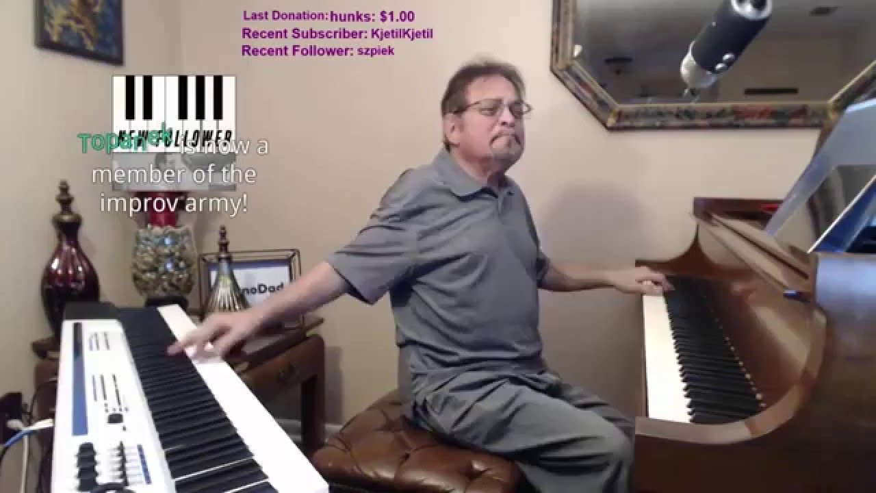 Pianoimproman Brotherman Bill - Piano improman Twitch video 2016 - YouTube