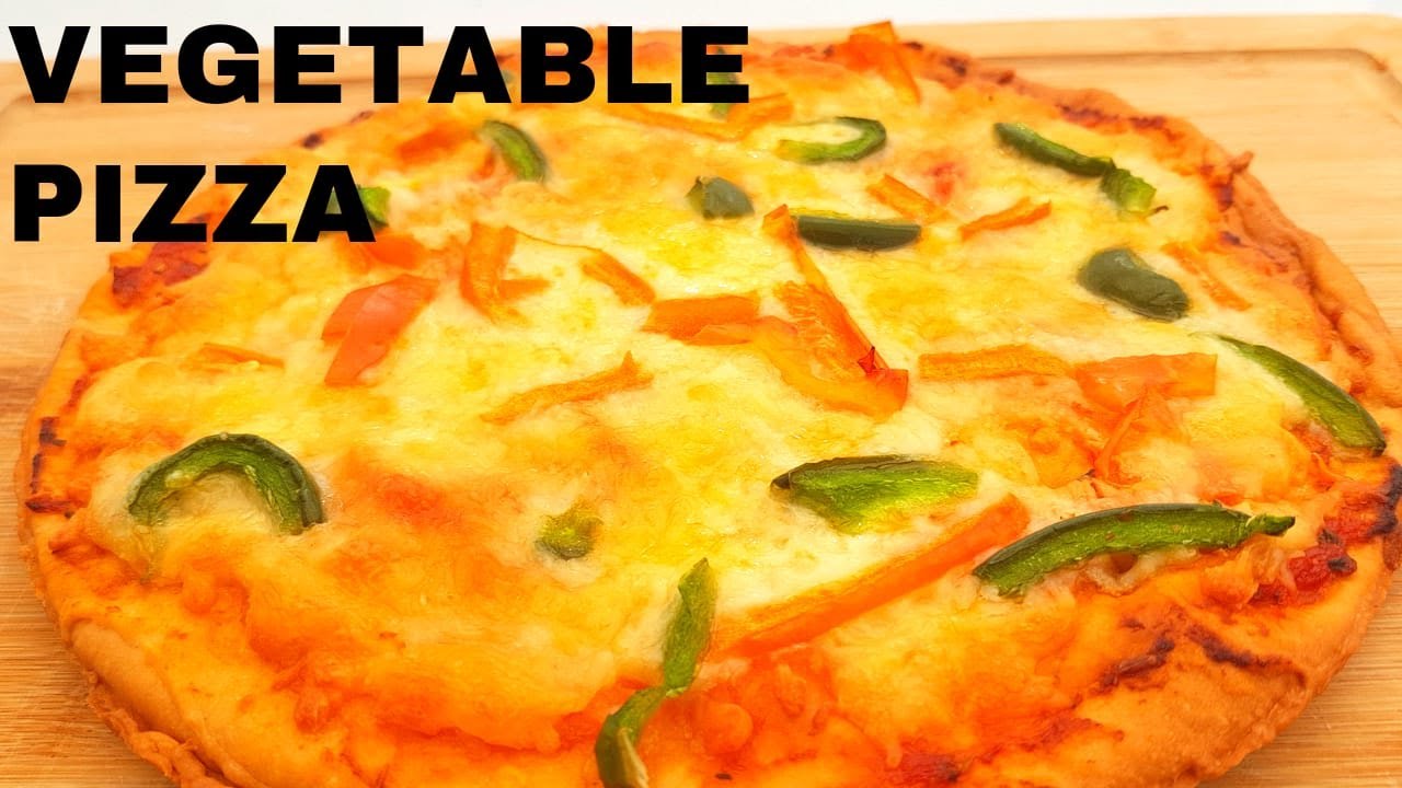 VEGETABLE PIZZA RECIPE ll HOMEMADE VEGETABLE PIZZA - YouTube