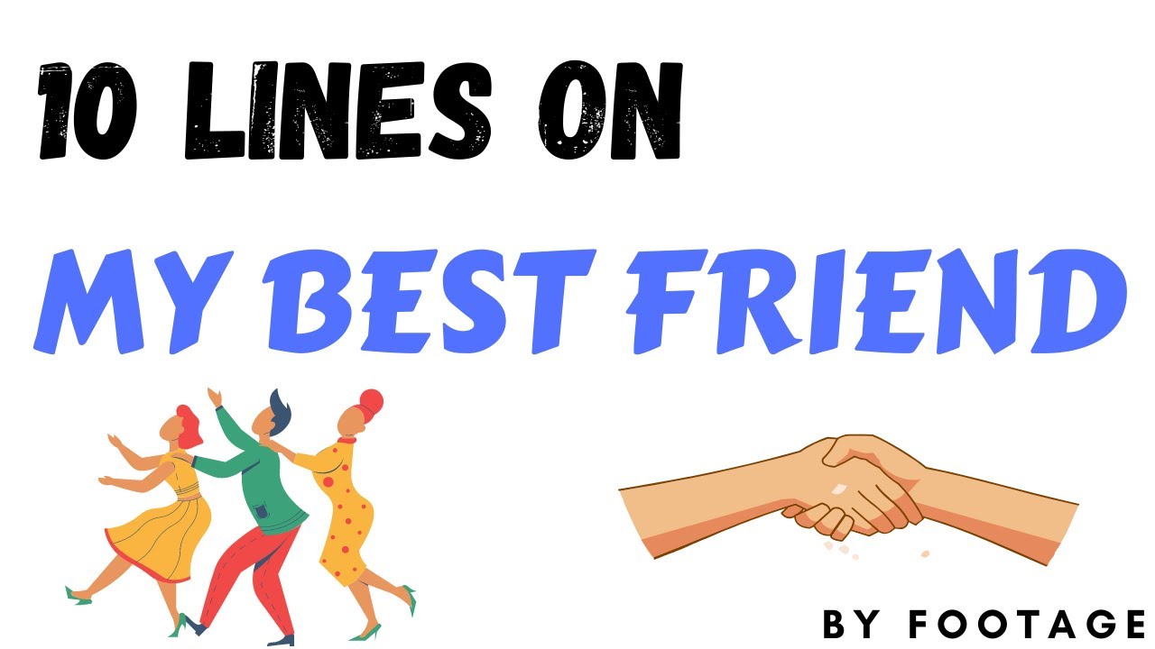 10 Lines On My Best Friend - YouTube