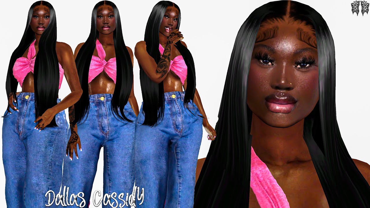 Sims 4 CAS | Dallas C.| Sim Download | BEST BLACK/URBAN SIMS 4 CC | 75 ...