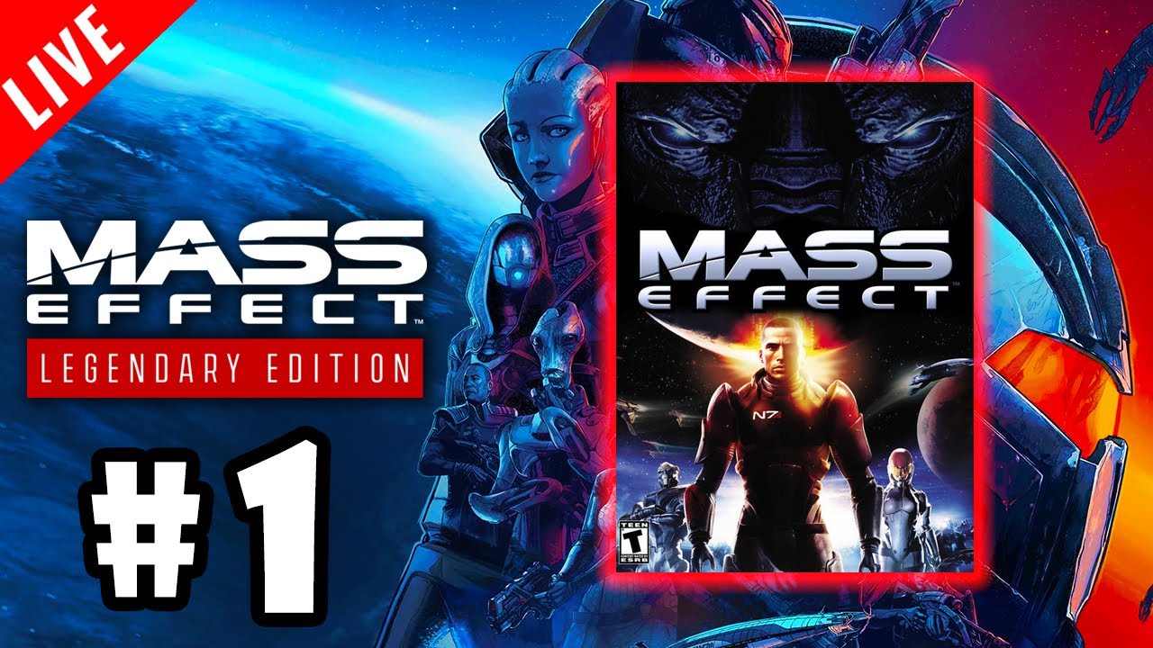 Mass Effect Legendary Edition Live Blind Playthrough | Part 1 | (PS5 ...