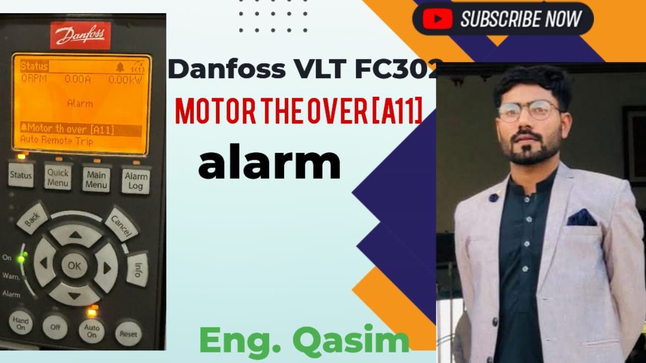 Danfoss VFD motor the Over load alarm| Danfoss VLT| Automation Drive ...