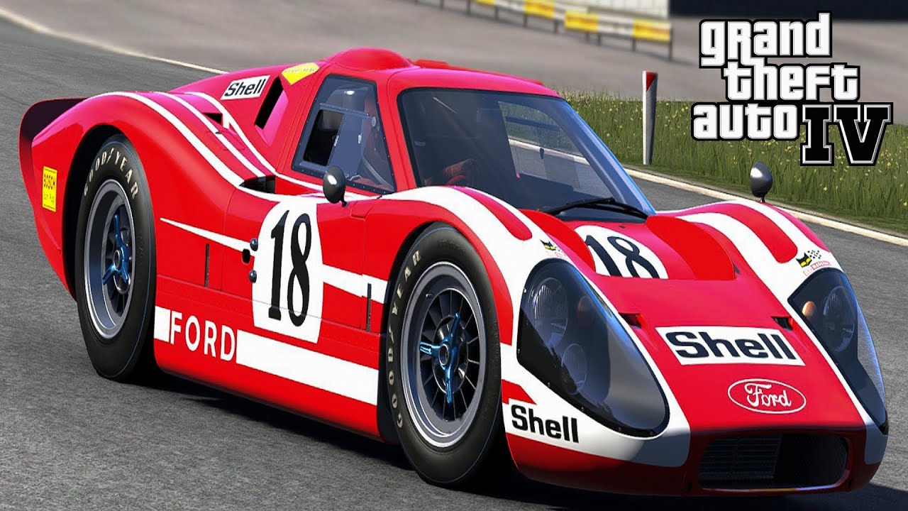 1967 Ford GT40 Mark IV on Liberty State Map Mod + Sound Mod v2 - YouTube