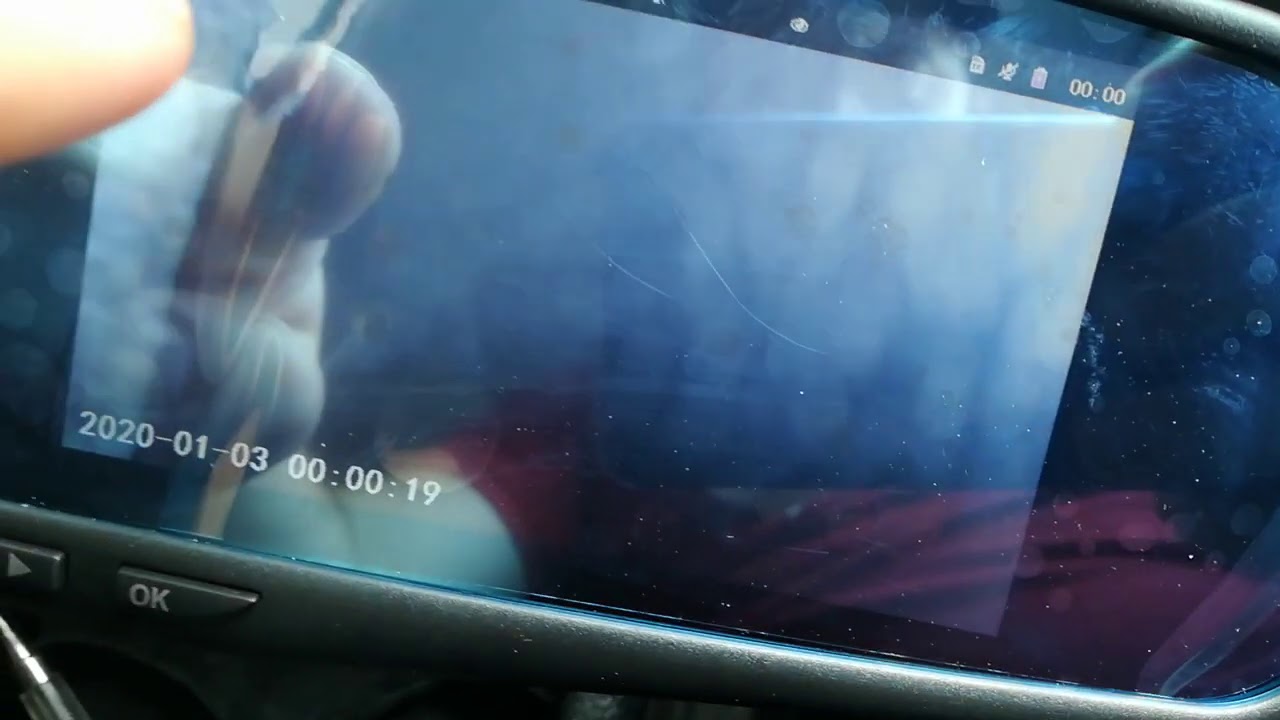 NOT WORKING - Car Rear view Mirror-DVR Camera Dual lens, Full HD 1080P ...