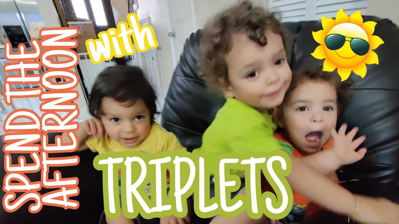 Spend the afternoon with triplets ! | Pasa la tarde con trillizos ...