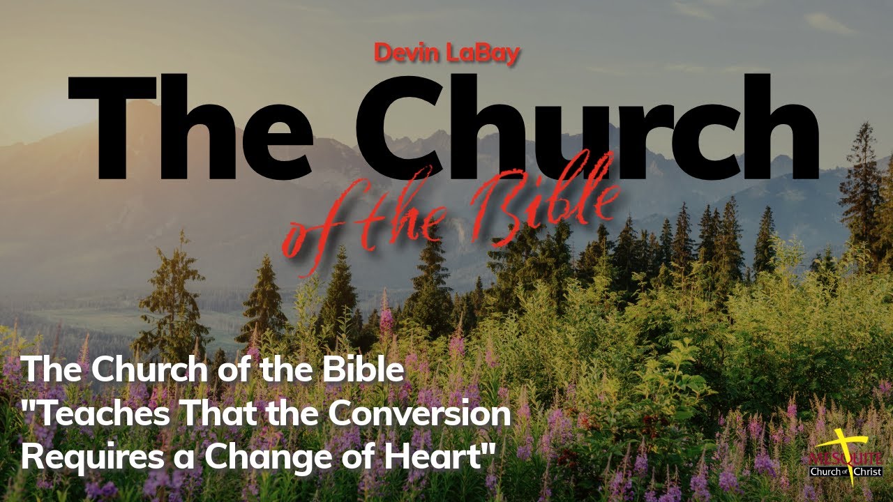 Devin LaBay's - The Church of The Bible: "Teaches That the Conversion ...