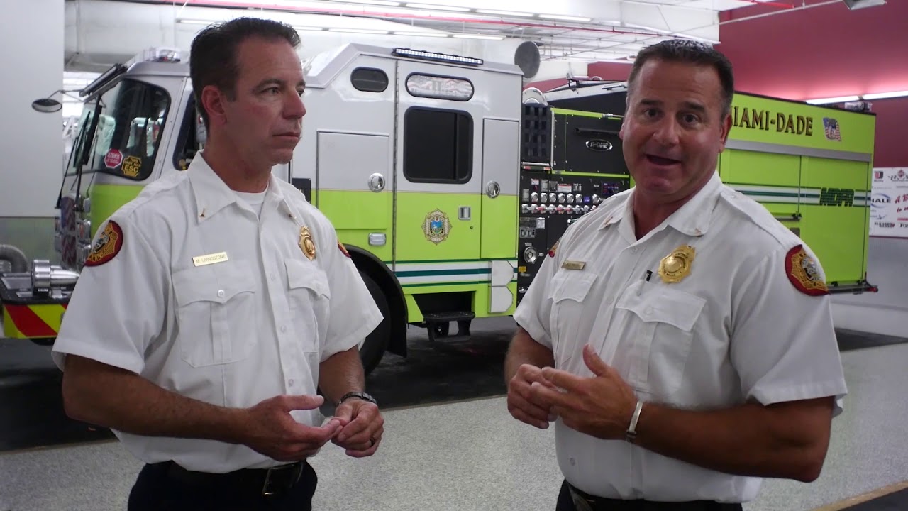 E-ONE Partners With Miami-Dade Fire Rescue on Clean Cab Concepts - YouTube
