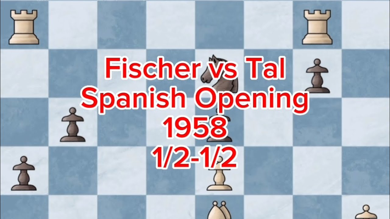 The Very First Chess Game between Bobby Fischer and Mikhail Tal ...
