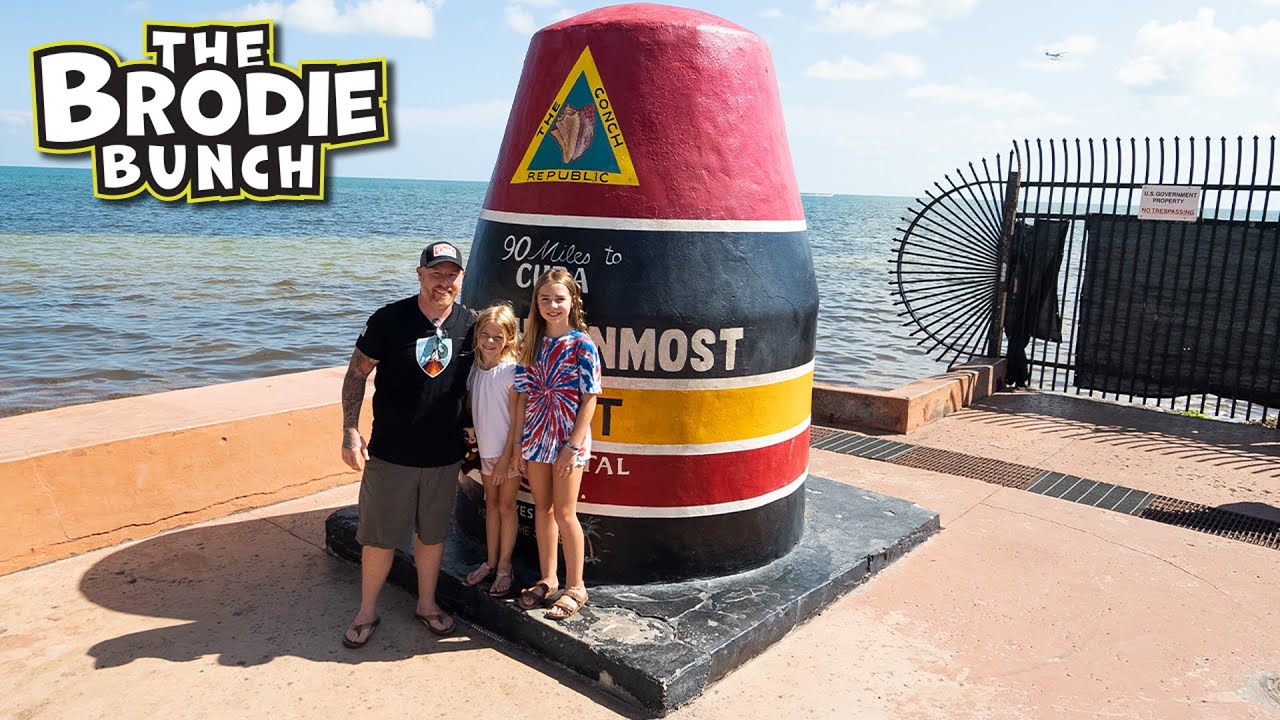 This is literally the end of the road. Southern Most Point - MILE 0 ...