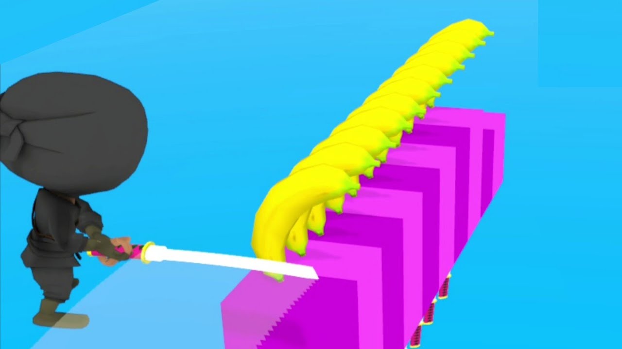 Flying Slice! Very satisfying and relaxing ASMR slicing game - YouTube