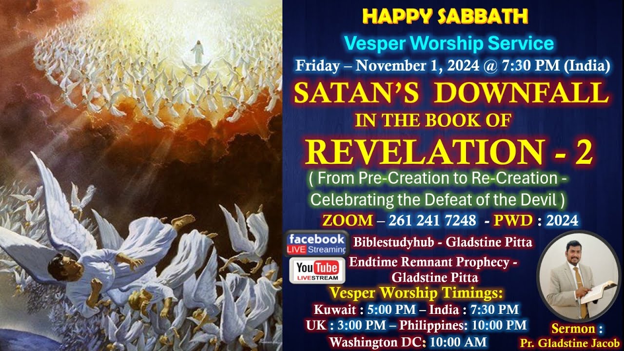 VESPER SERVICE- "SATAN'S DOWNFALL IN THE BOOK OF REVELATION- 2 (From ...