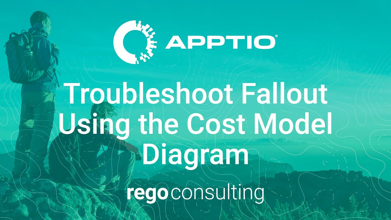 Troubleshoot Fallout Using the Cost Model Diagram - Apptio - YouTube