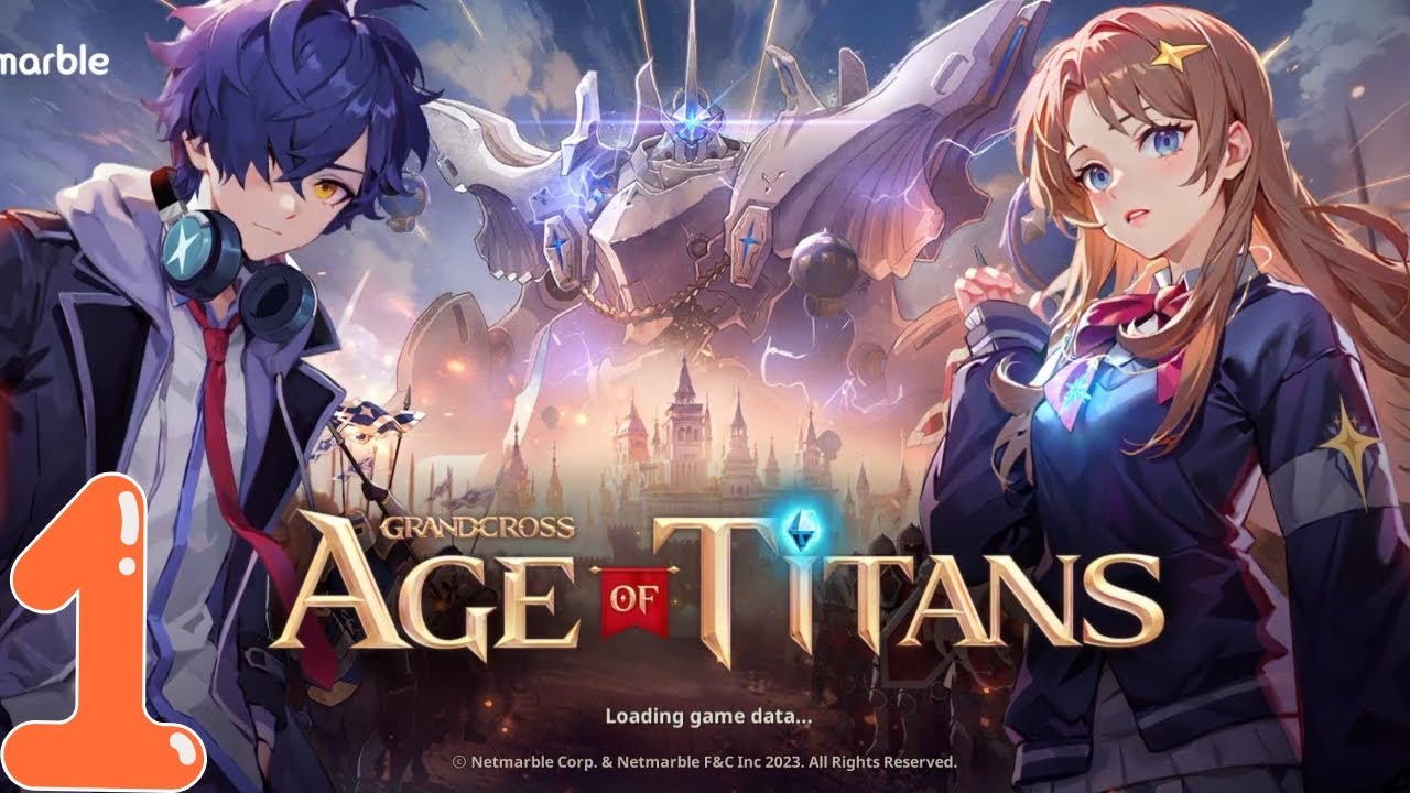 Grand Cross: Age of Titans Gameplay Walkthrough Tutorial Part 1 Animated Strategy building Game ...