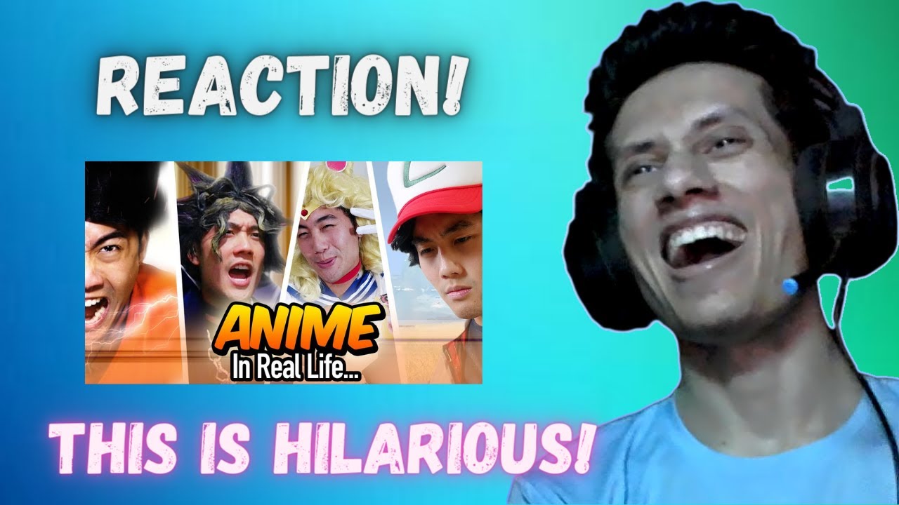 Anime in Real Life REACTION! | Nigahiga | This is Funny AF! 😂 - YouTube