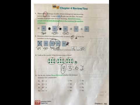 GoMath! Chapter 4 Review/Test - YouTube