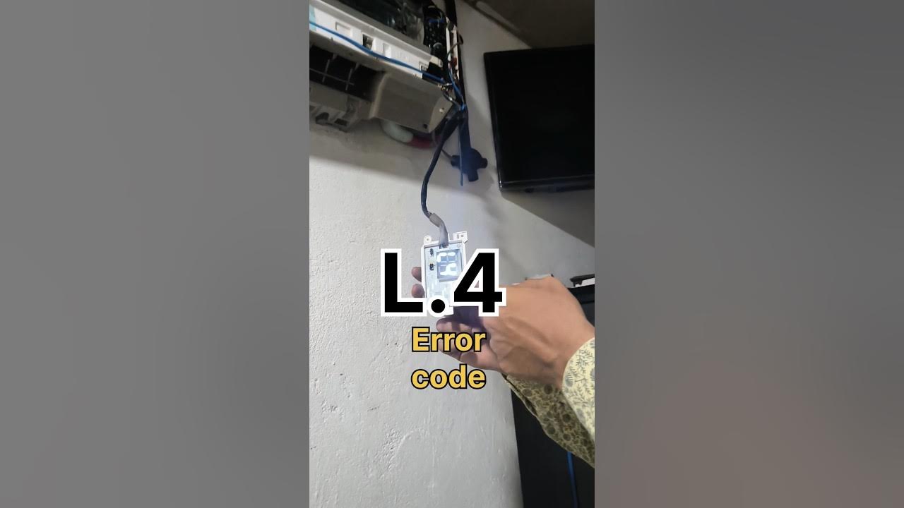 lloyd inverter AC L4 error code / part 1 #airconditioner #acservices #acreplace #acdealers # ...