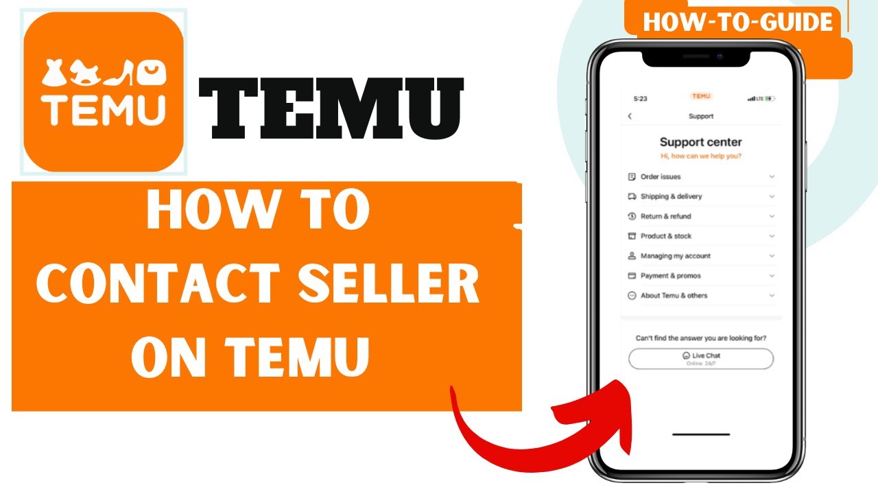 How To Contact Seller On Temu | Easy Steps - YouTube