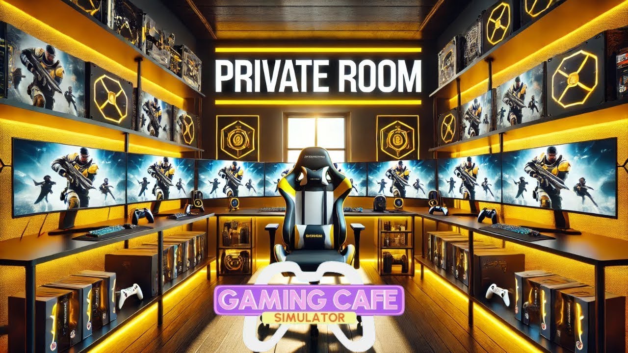 upgrading gaming cafe to level 4 gaming cafe simulator #8 - YouTube