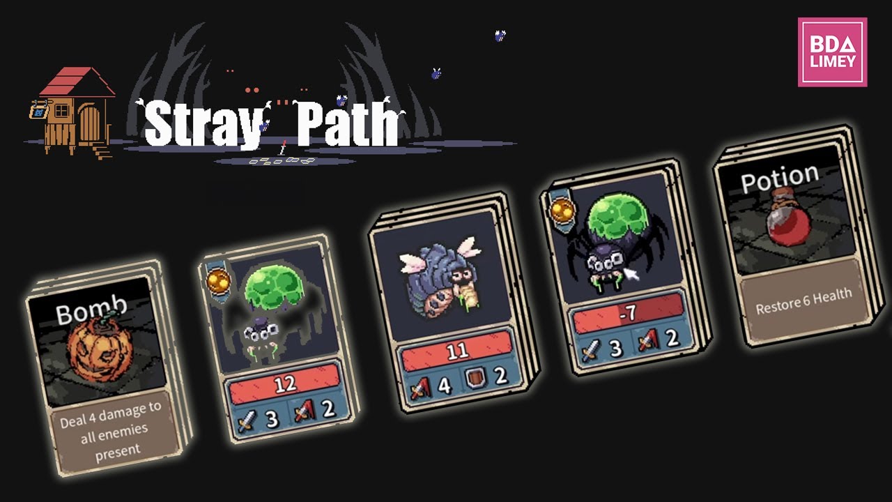 Dungeon-Crawling Roguelite Card Game! | Stray Path New Demo - YouTube