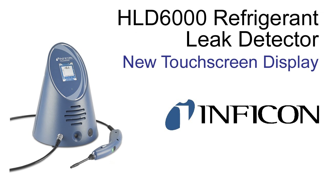 HLD6000 Refrigerant Leak Detector | New Touchscreen Display - YouTube