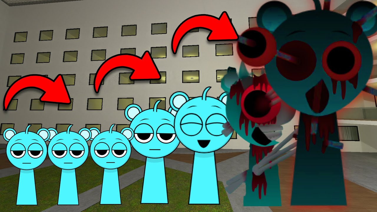 Sad Sky Blue wants me to find and bring his Pinki Sprunki - YouTube