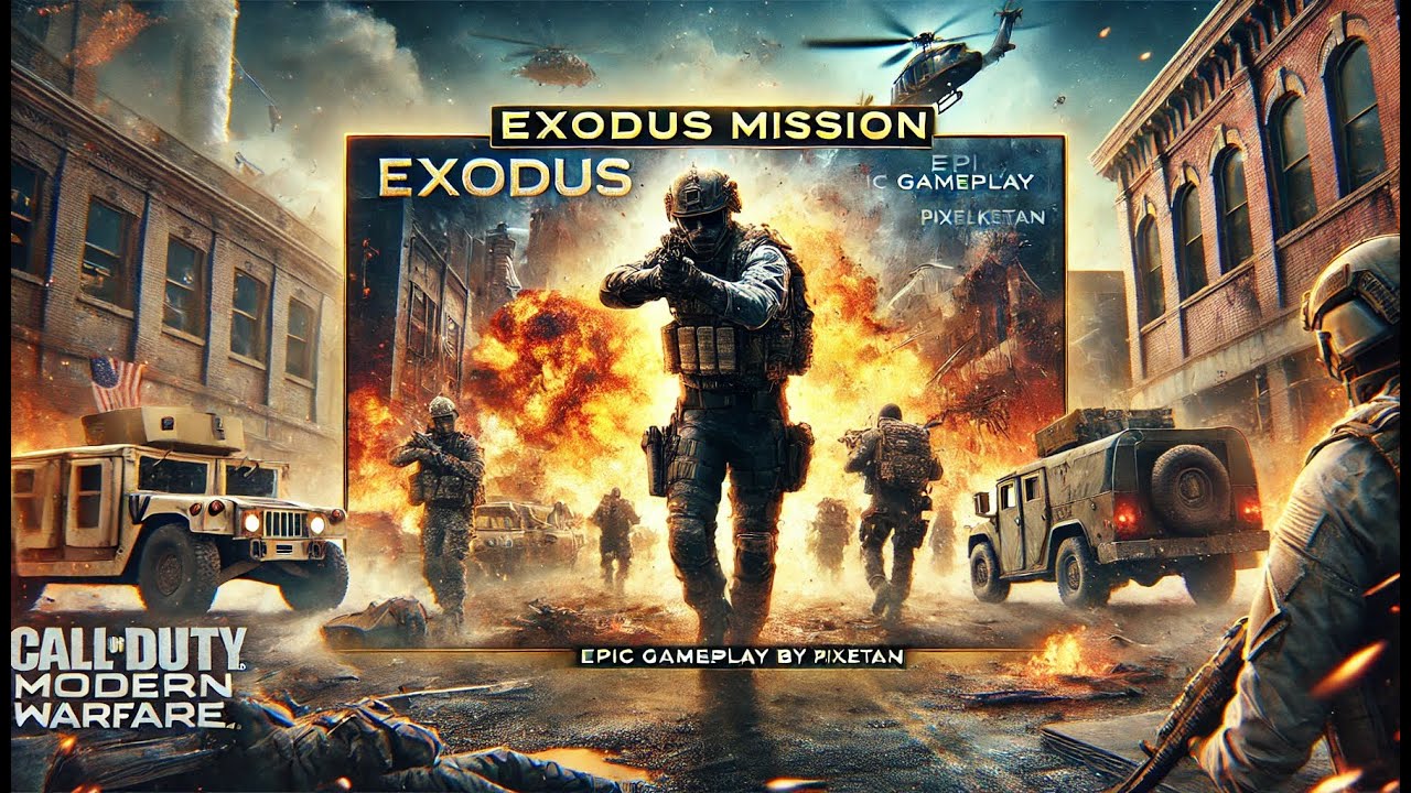 Exodus Under Fire! | Call of Duty Modern Warfare 2 Epic Playthrough ...