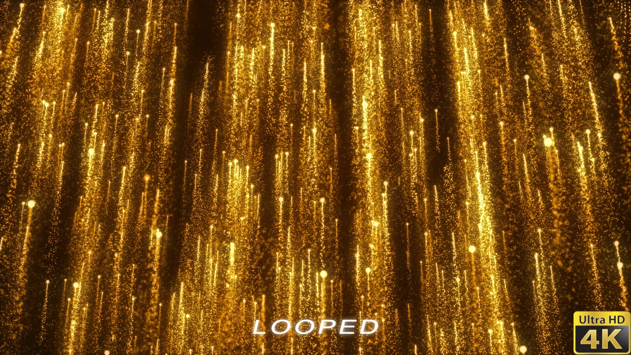 Gold Particles Rising Background | Download After Effects - YouTube