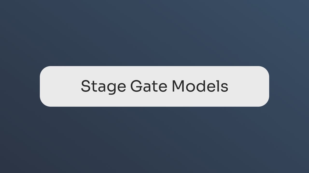 Stage Gate Models - YouTube