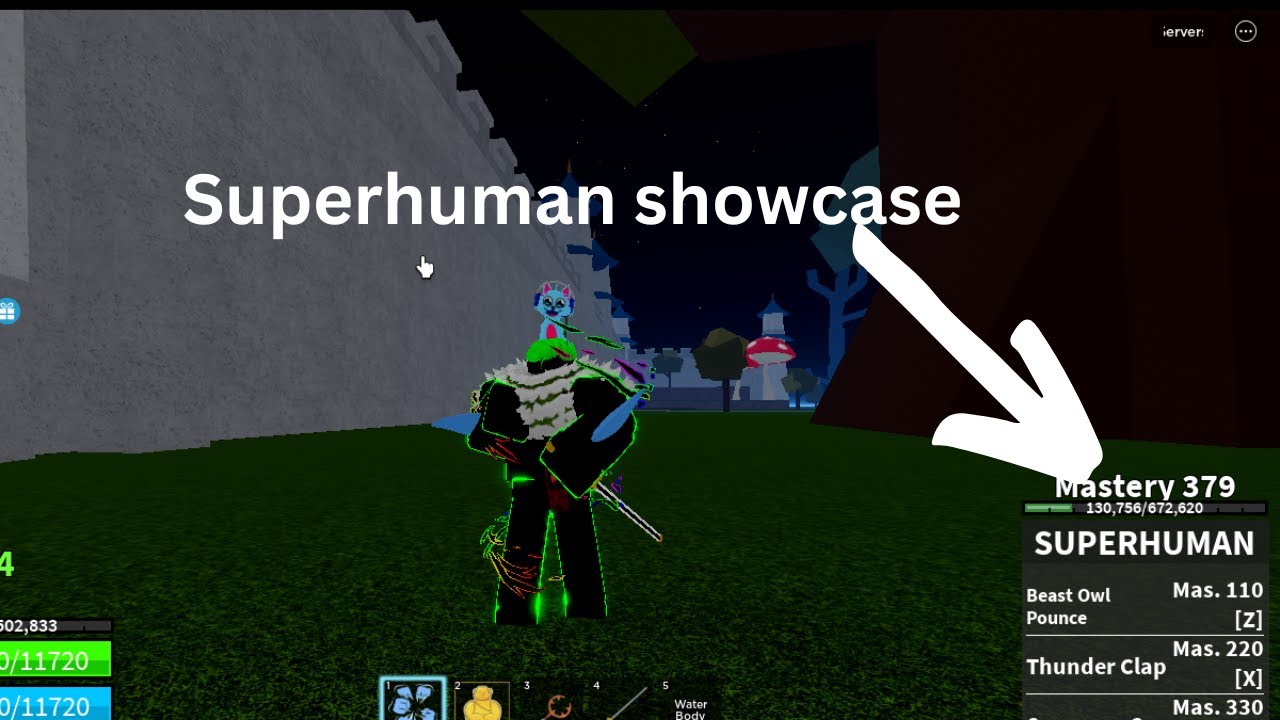 Superhuman Fighting Style Showcase (Blox Fruits) - YouTube