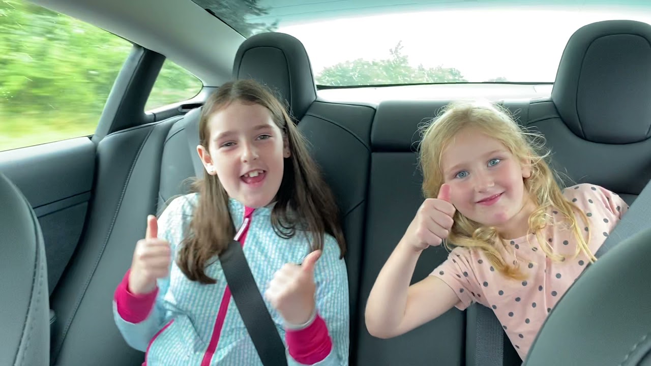A family test drive in the Tesla 3 - YouTube