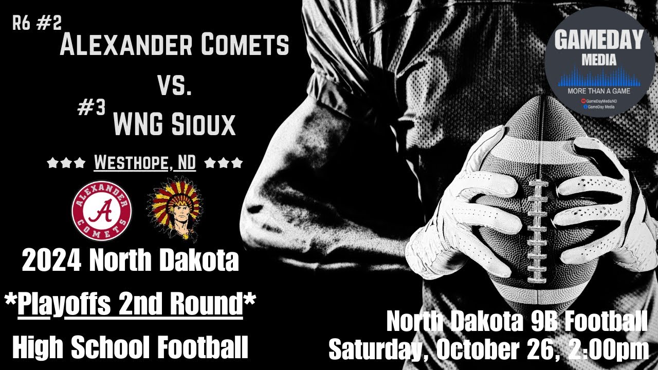 (10-26-24)🏈ND 9B 2nd Round Playoff Football🔷R6 #2 Alexander Comets vs ...