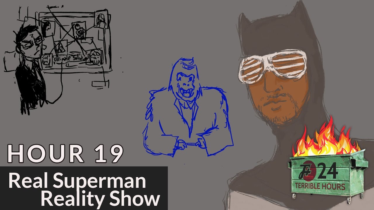 HOUR 19: Real Superman Reality Show | 24 Terrible Hours - YouTube