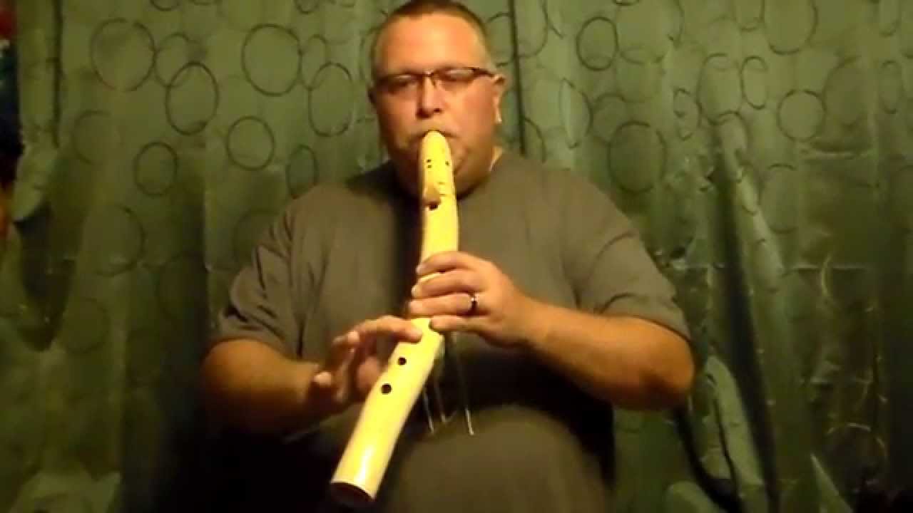 Native American Style Cedar Branch Flute in D# - YouTube