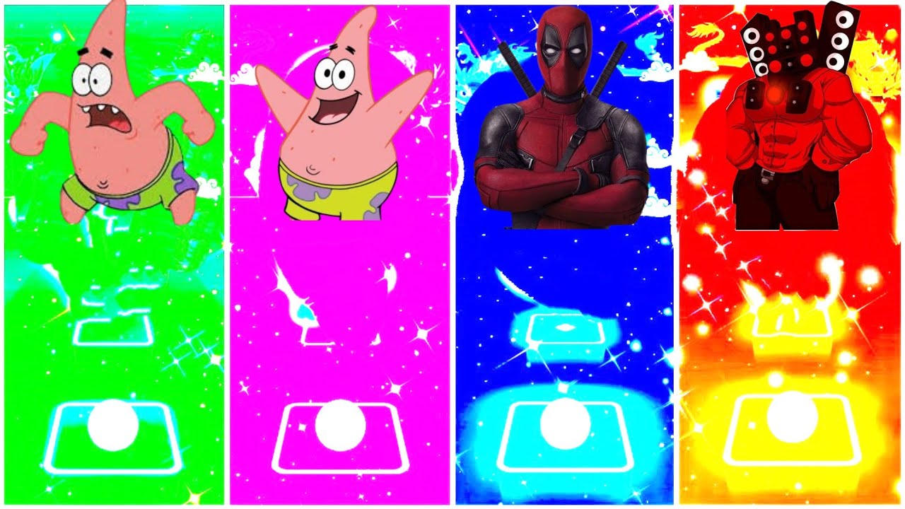 Patrick Stars 🆚 Patrick Stars Coffin 🆚 Deadpool 🆚 Skibidi Speaker Man 🎶 ...
