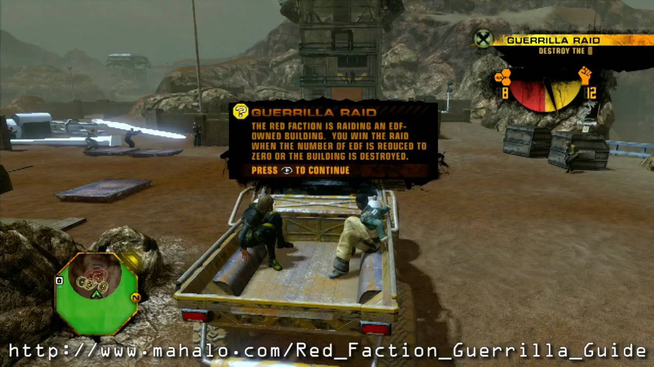 Red Faction Guerrilla Walkthrough - Dust Sector - Guerrilla Raid #1 ...