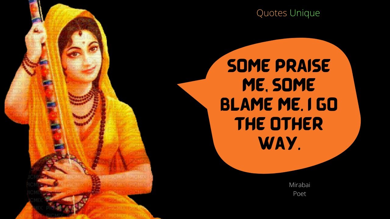Saint MeeraBai Quotes - Devotee Of Krishna || Motivational Quotes by ...