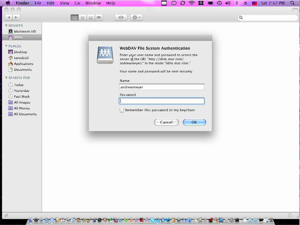 Alternative To MobileMe WebDAV File System? - YouTube