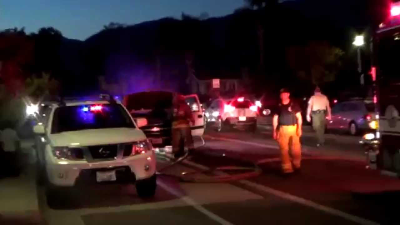 Vehicle Fire - Carpinteria, California - 10/4/14 - YouTube