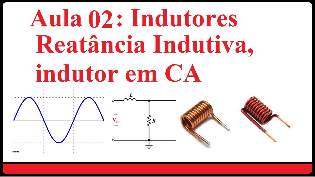 Indutancia, circuito RL, reatancia indutiva (completo), (2/2) - YouTube