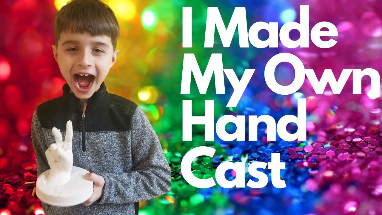 Making your own Hand Cast At Home: (Plaster Casting For Kids) - YouTube