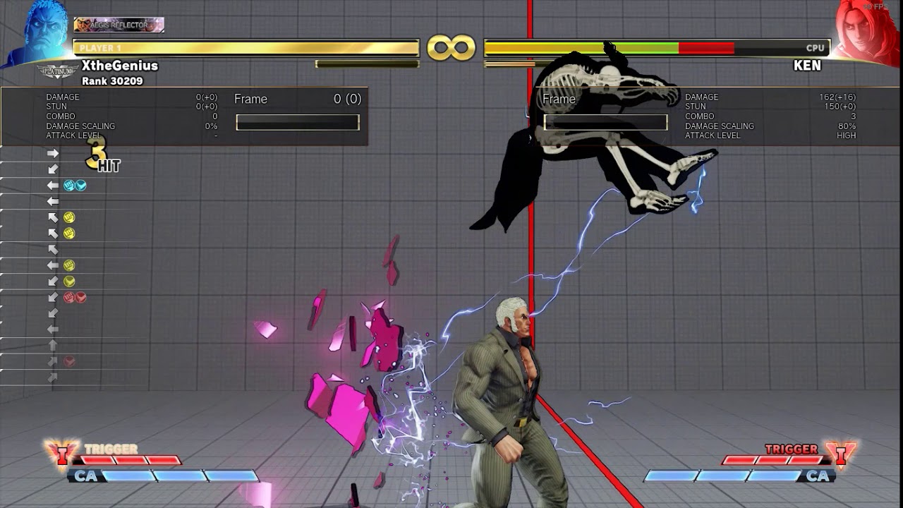 SFV Urien Aegis Mixup w/ Throw - YouTube
