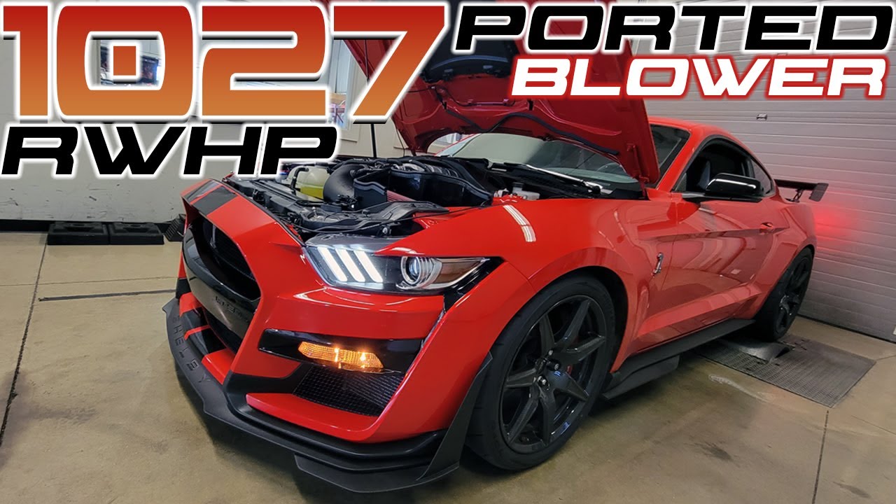 2021 SHELBY GT500 (1000 rwhp DYNO) Ported Supercharger at Brenspeed ...