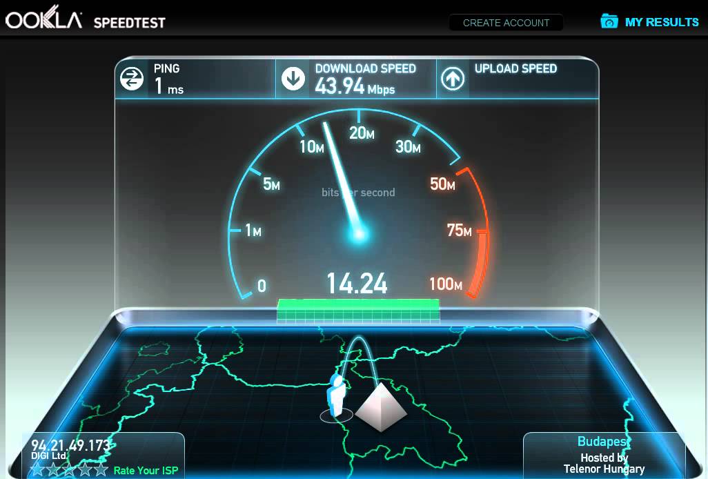 Digi Basenet 40/20Mb (2014) - YouTube