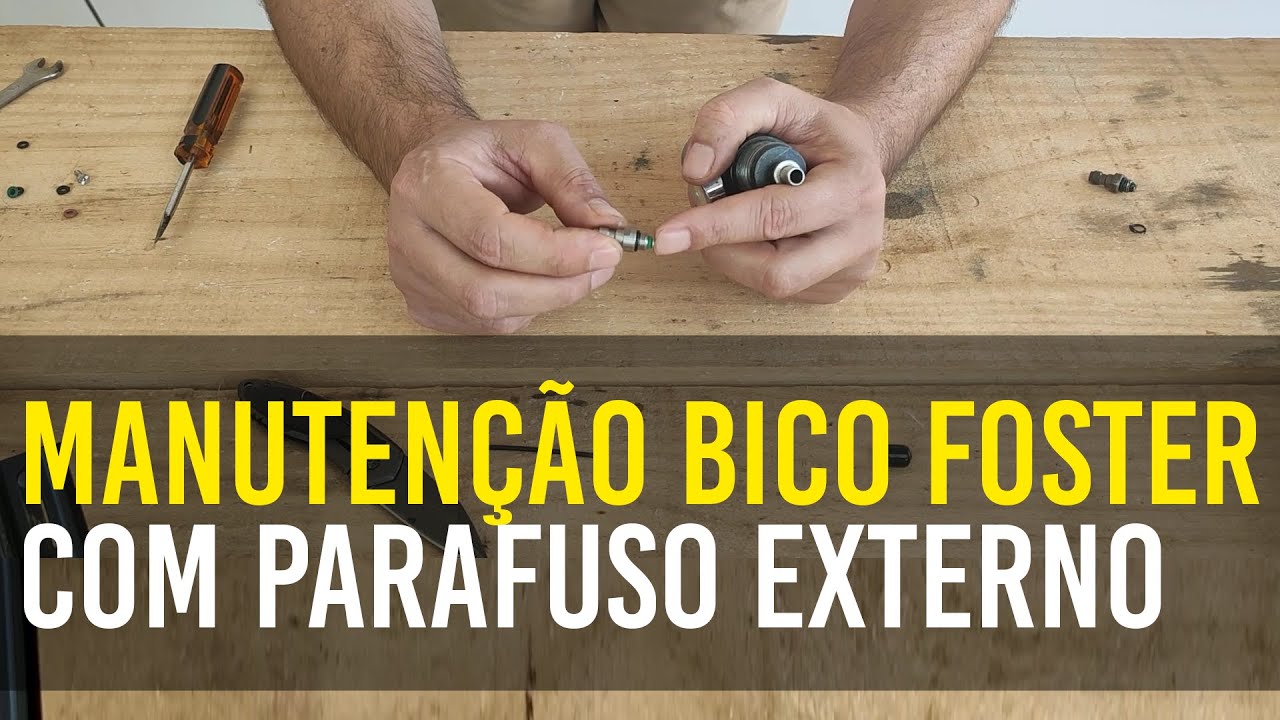 Manutenção Bico Foster m8 com parafuso externo #pcptiger #pcpelitte # ...
